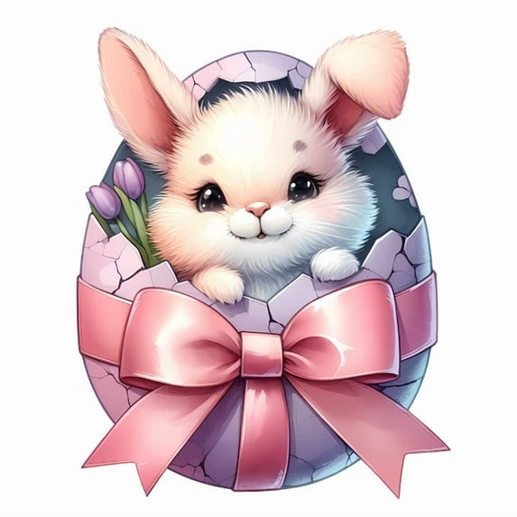 DOPASTICKER Car Sticker Egg Day Bunny Tuning Car Rear Window Phone ...