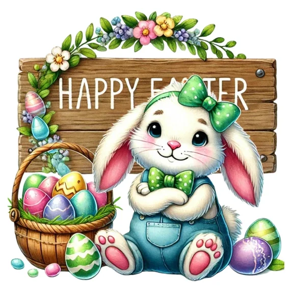 DOPASTICKER Car Sticker Egg Day Bunny Tuning Car Rear Window Phone ...