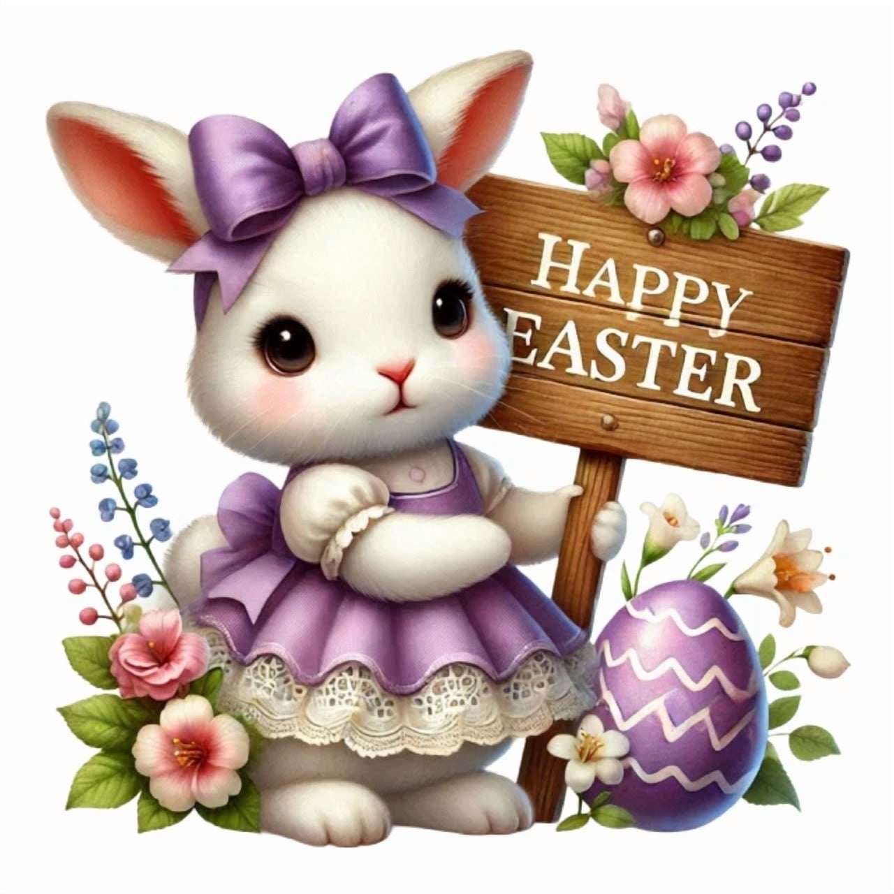 DOPASTICKER Car Sticker Egg Day Bunny Tuning Car Rear Window Phone ...