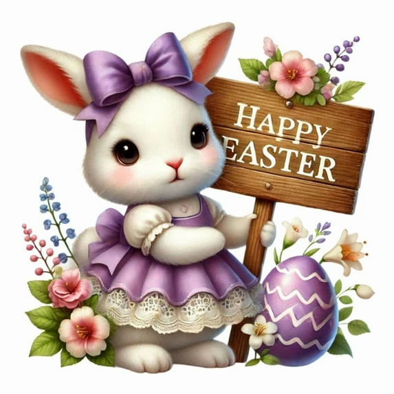 DOPASTICKER Car Sticker Egg Day Bunny Tuning Car Rear Window Phone ...