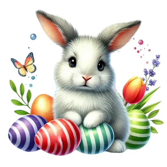 DOPASTICKER Car Sticker Egg Day Bunny Tuning Car Rear Window Phone ...