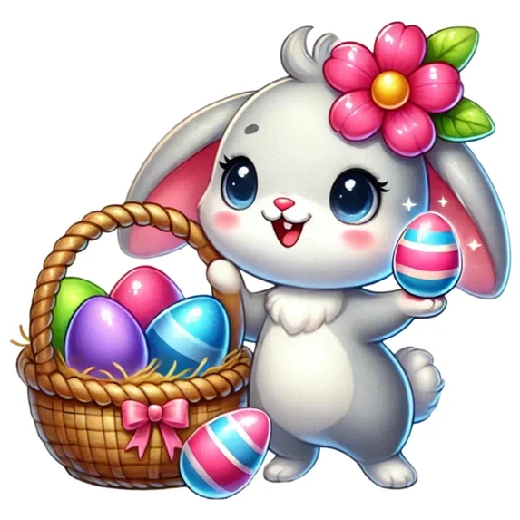 DOPASTICKER Car Sticker Egg Day Bunny Tuning Car Rear Window Phone ...