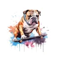 DOPASTICKER Car Sticker English Bulldog Car Sticker Dogs Sticker Phone ...