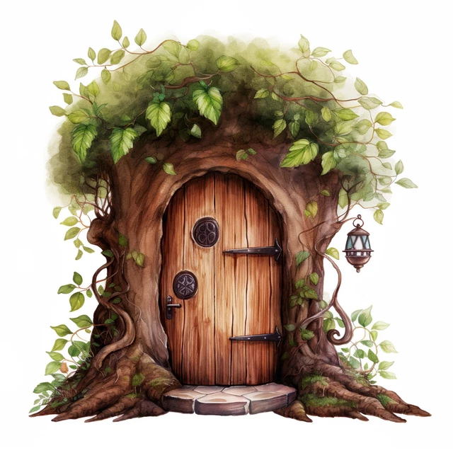 DOPASTICKER Car Sticker Fairy Door Sticker Phone Sticker, Latop Sticker ...