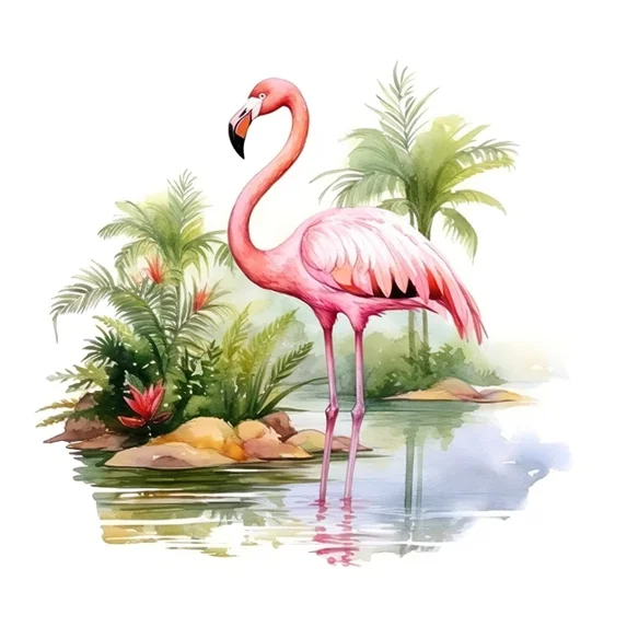 DOPASTICKER Car Sticker Flamingo Sticker Phone Sticker, Latop Sticker ...