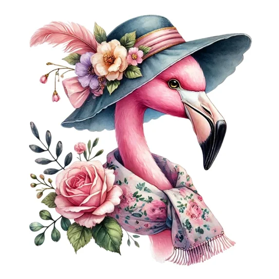 DOPASTICKER Car Sticker Flamingo Sticker Phone Sticker, Latop Sticker ...