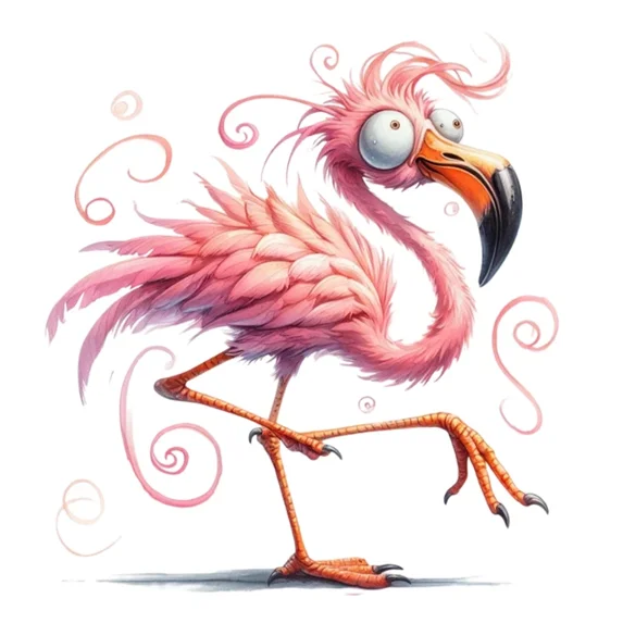 DOPASTICKER Car Sticker Flamingo Sticker Phone Sticker, Latop Sticker ...