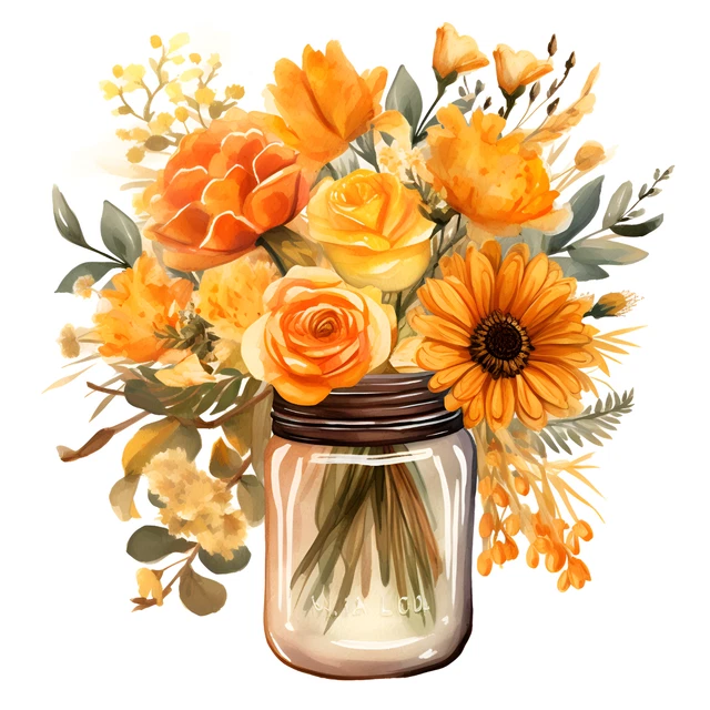 DOPASTICKER Car Sticker Flowers Motifs Sticker Phone Sticker, Latop ...