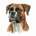DOPASTICKER Car Sticker German Boxer Car Sticker Dogs Sticker Phone ...