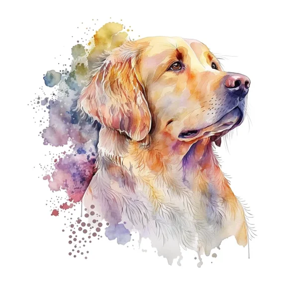 DOPASTICKER Car Sticker Golden Retriever Car Sticker Dogs Sticker Phone ...