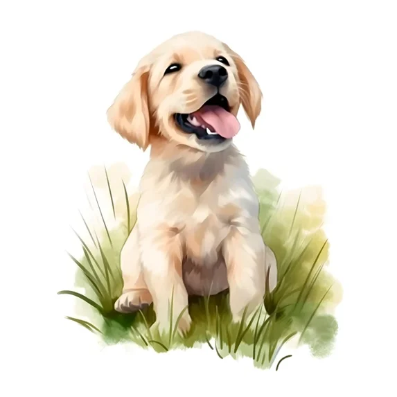 DOPASTICKER Car Sticker Golden Retriever Car Sticker Dogs Sticker Phone ...