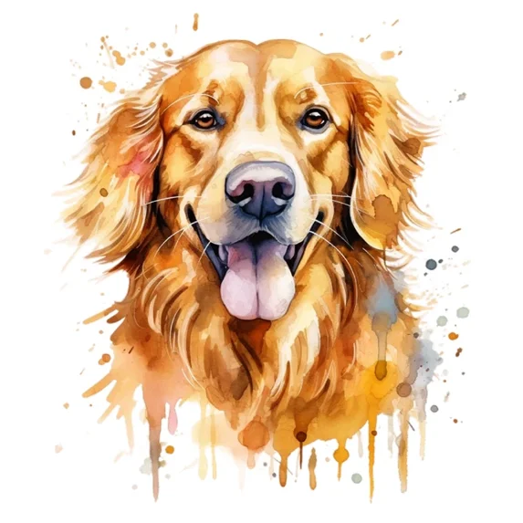 DOPASTICKER Car Sticker Golden Retriever Car Sticker Dogs Sticker Phone ...