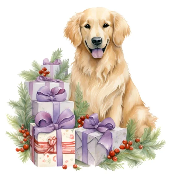 DOPASTICKER Car Sticker Golden Retriever Car Sticker Dogs Sticker Phone ...