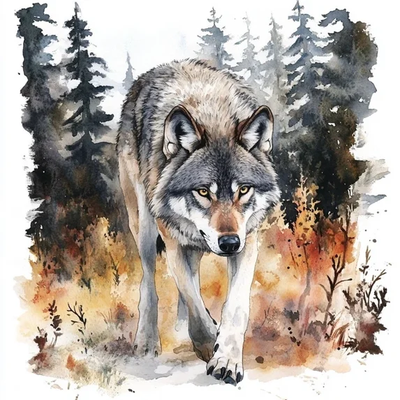 DOPASTICKER Car Sticker Gray Wolf Sticker Phone Sticker, Latop Sticker ...