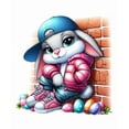 DOPASTICKER Car Sticker Grumpy Egg Day Bunny Sticker Phone Sticker ...
