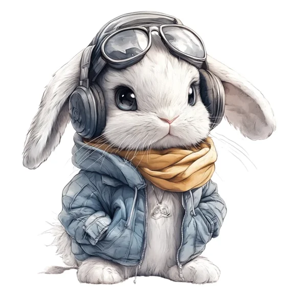 DOPASTICKER Car Sticker Grumpy Egg Day Bunny Sticker Phone Sticker ...