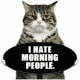 DOPASTICKER Car Sticker Hate Morning People Sticker Phone Sticker ...