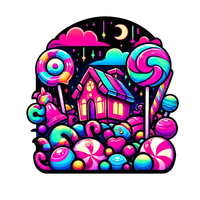 DOPASTICKER Car Sticker Horror Neon Sticker Phone Sticker, Latop ...