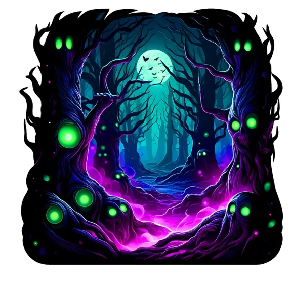 DOPASTICKER Car Sticker Horror Neon Sticker Phone Sticker, Latop ...