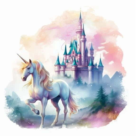 DOPASTICKER Car Sticker Magic Unicorn Sticker Phone Sticker, Latop ...