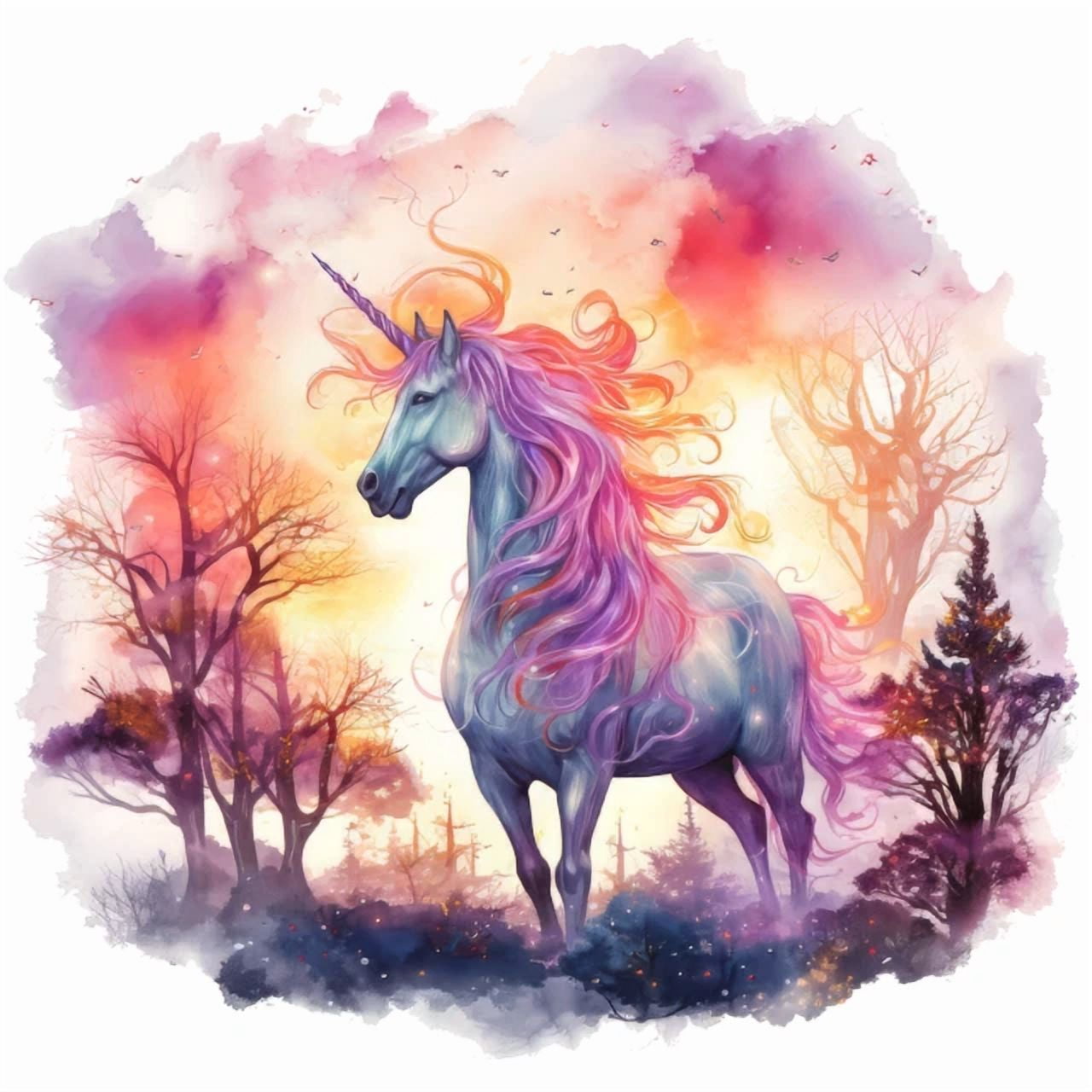 DOPASTICKER Car Sticker Magic Unicorn Sticker Phone Sticker, Latop ...