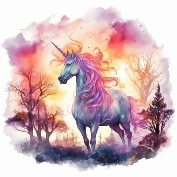 DOPASTICKER Car Sticker Magic Unicorn Sticker Phone Sticker, Latop ...
