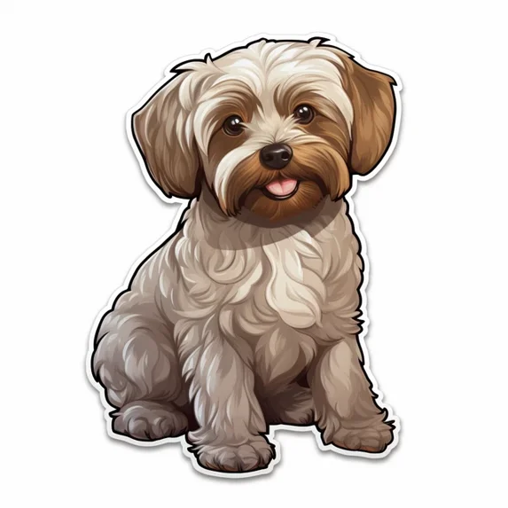 DOPASTICKER Car Sticker Maltese Car Sticker Dogs Sticker Phone Sticker ...