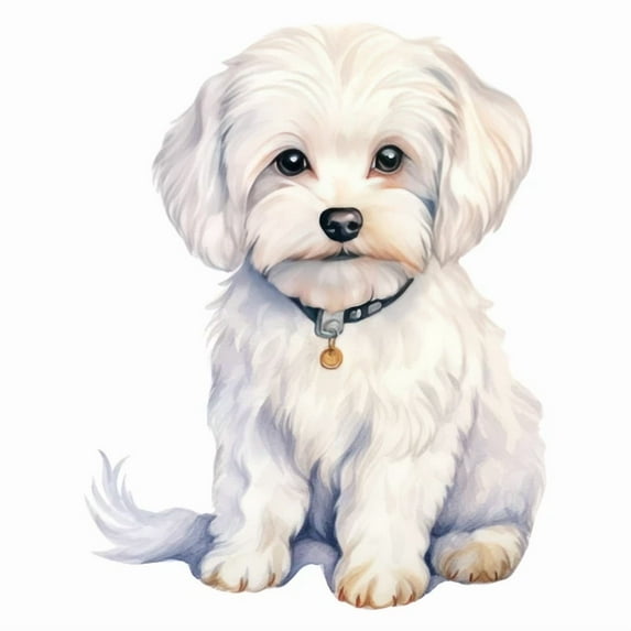 DOPASTICKER Car Sticker Maltese Car Sticker Dogs Sticker Phone Sticker ...