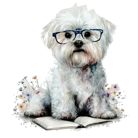 DOPASTICKER Car Sticker Maltese Car Sticker Dogs Sticker Phone Sticker ...