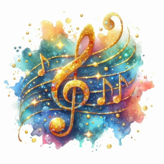 DOPASTICKER Car Sticker Music Notes Sticker Phone Sticker, Latop ...