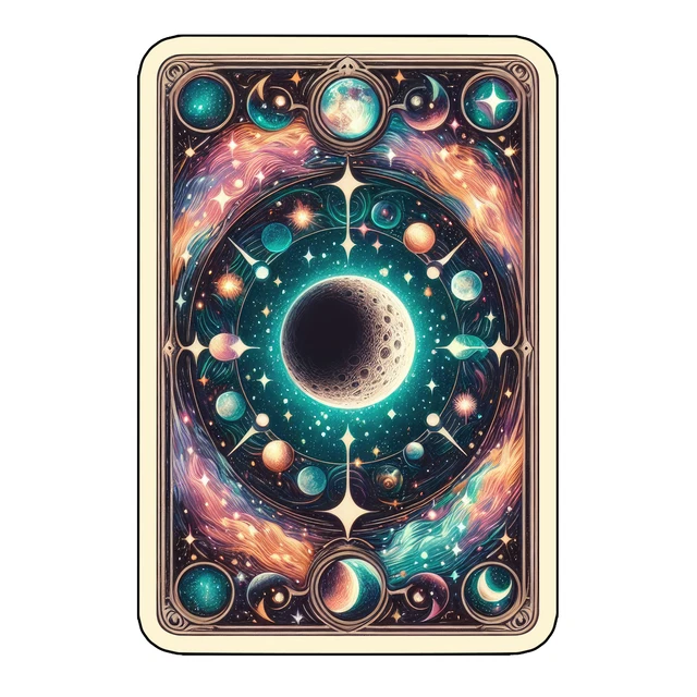 DOPASTICKER Car Sticker Mystical Moon Sticker Phone Sticker, Latop ...