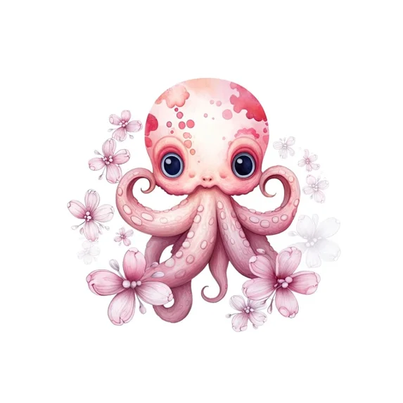 DOPASTICKER Car Sticker Pink Flower Animal Baby Rear Window Car Phone ...