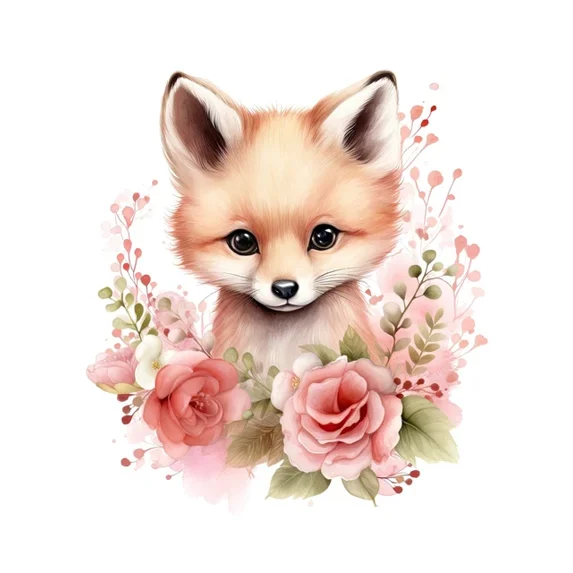 DOPASTICKER Car Sticker Pink Flower Animal Baby Rear Window Car Phone ...