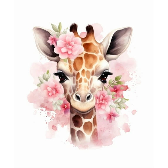 DOPASTICKER Car Sticker Pink Flower Animal Baby Rear Window Car Phone ...