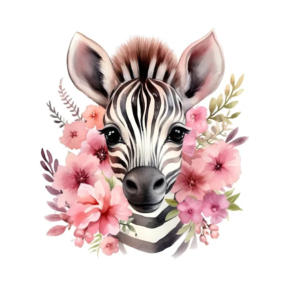 DOPASTICKER Car Sticker Pink Flower Animal Baby Rear Window Car Phone ...