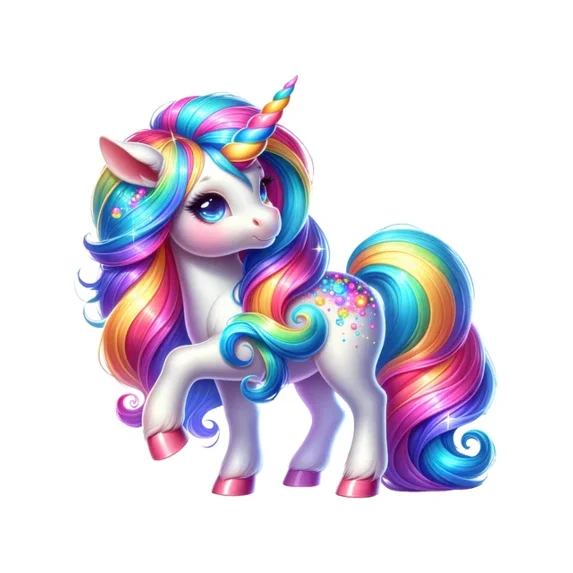 DOPASTICKER Car Sticker Rainbow Unicorn Sticker Phone Sticker, Latop ...