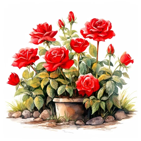 DOPASTICKER Car Sticker Red Rose Sticker Phone Sticker, Latop Sticker ...