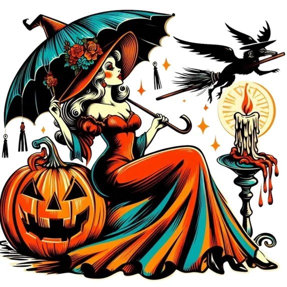 DOPASTICKER Car Sticker Retro Horror Mystic Sticker Phone Sticker ...