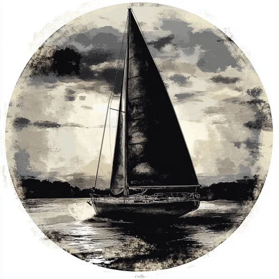 DOPASTICKER Car Sticker Sailboat Sticker Phone Sticker, Latop Sticker ...