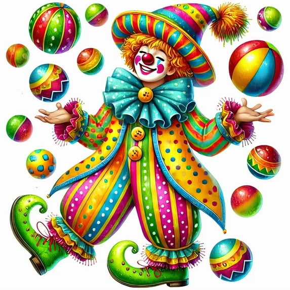 DOPASTICKER Car Sticker Scary Clown Sticker Phone Sticker, Latop ...