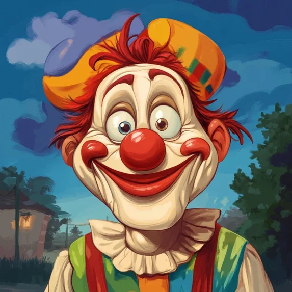 DOPASTICKER Car Sticker Scary Clown Sticker Phone Sticker, Latop ...