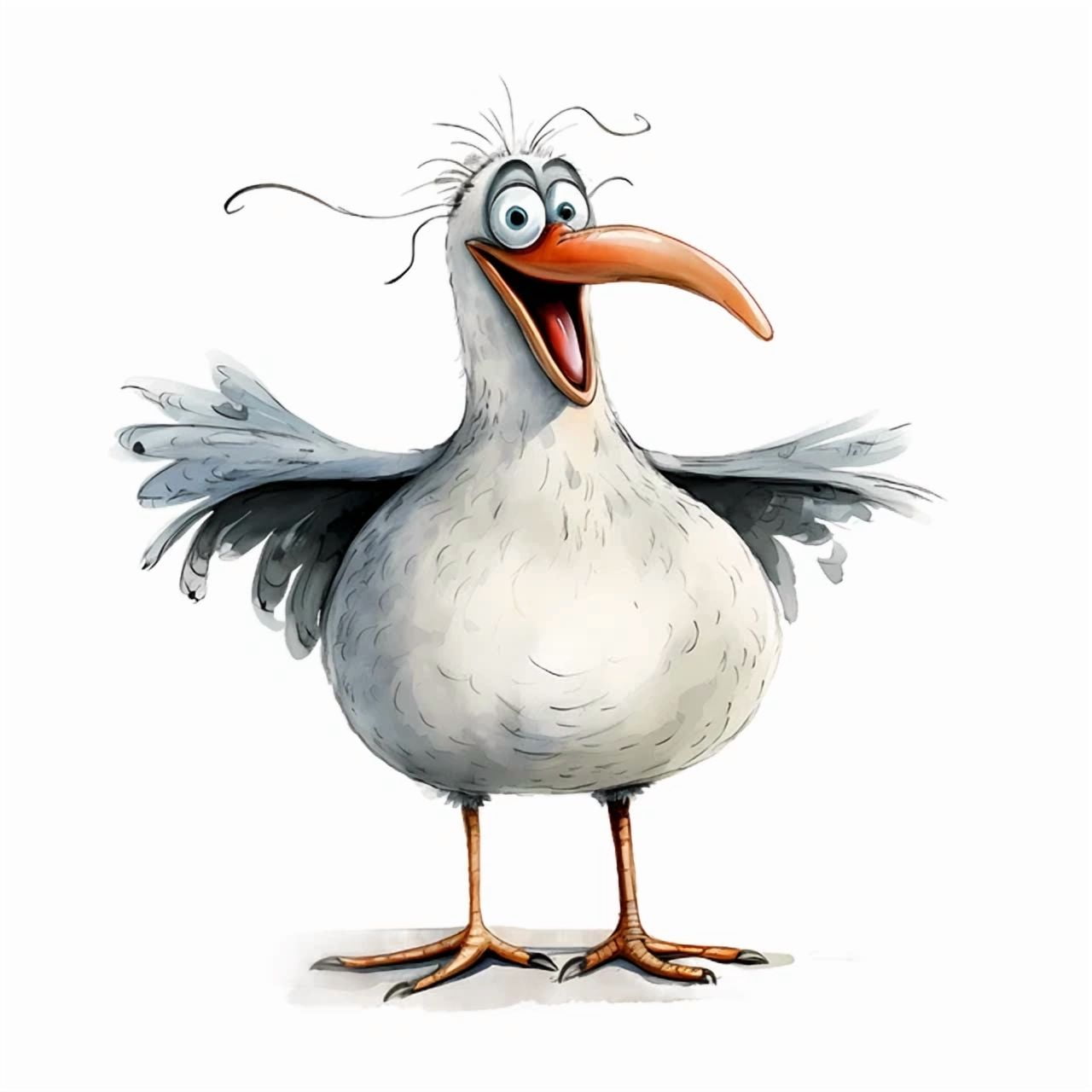 DOPASTICKER Car Sticker Seagull Sticker Phone Sticker, Latop Sticker ...