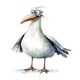 DOPASTICKER Car Sticker Seagull Sticker Phone Sticker, Latop Sticker ...
