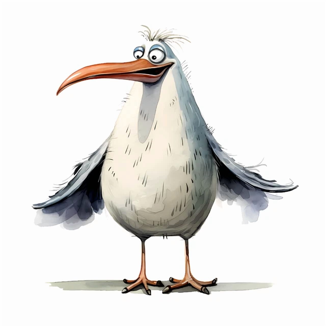 DOPASTICKER Car Sticker Seagull Sticker Phone Sticker, Latop Sticker ...