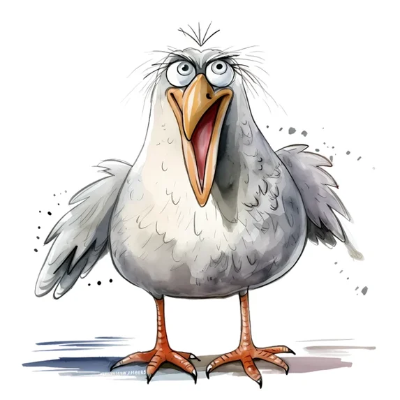 DOPASTICKER Car Sticker Seagull Sticker Phone Sticker, Latop Sticker ...