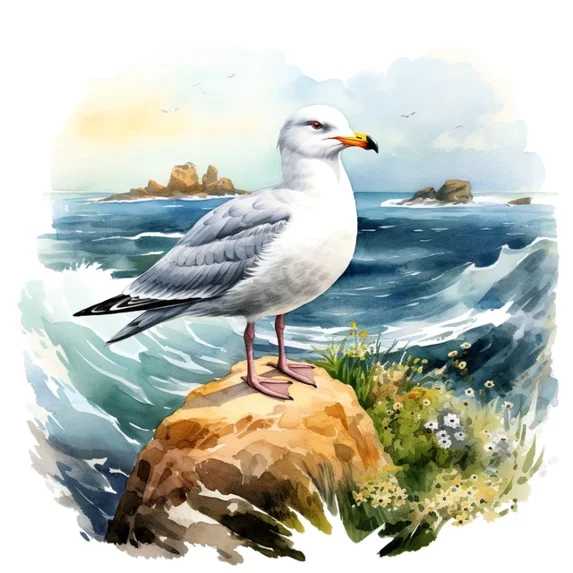 DOPASTICKER Car Sticker Seagull Sticker Phone Sticker, Latop Sticker ...