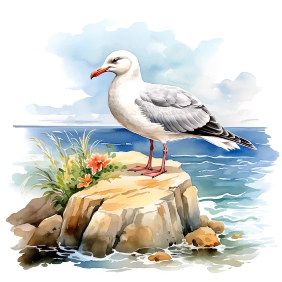 DOPASTICKER Car Sticker Seagull Sticker Phone Sticker, Latop Sticker ...