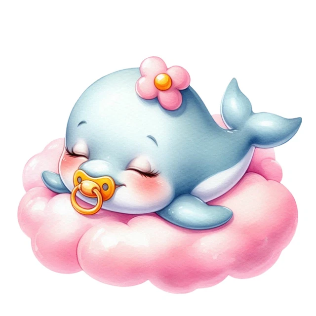 DOPASTICKER Car Sticker Sleeping Baby Animal Wall Sticker Rear Window ...