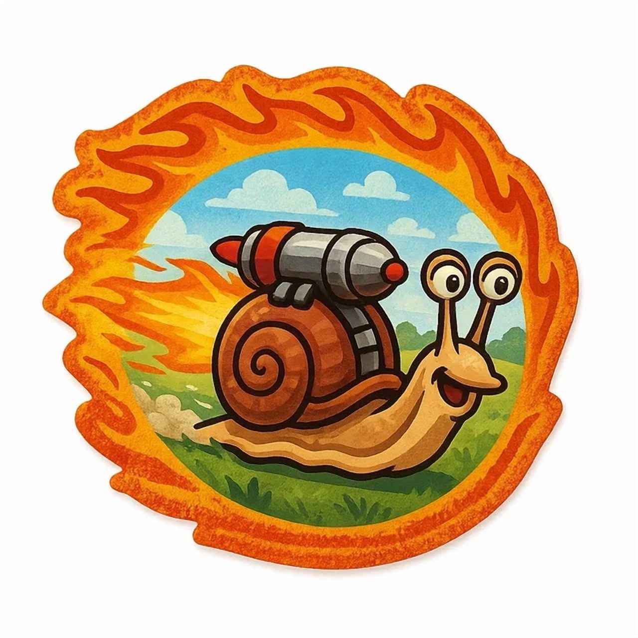 DOPASTICKER Car Sticker Snail Sticker Phone Sticker, Latop Sticker ...