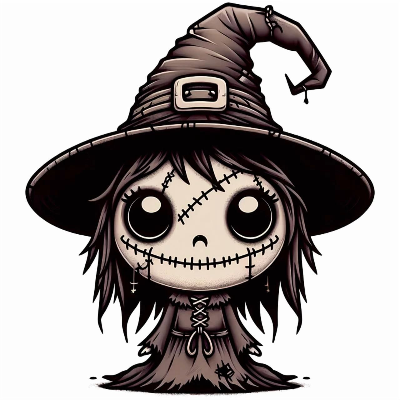 DOPASTICKER Car Sticker Spooky Horror Sticker Phone Sticker, Latop ...